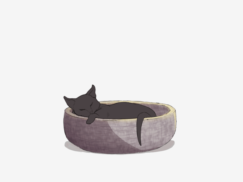 Sleeping Cat Animated