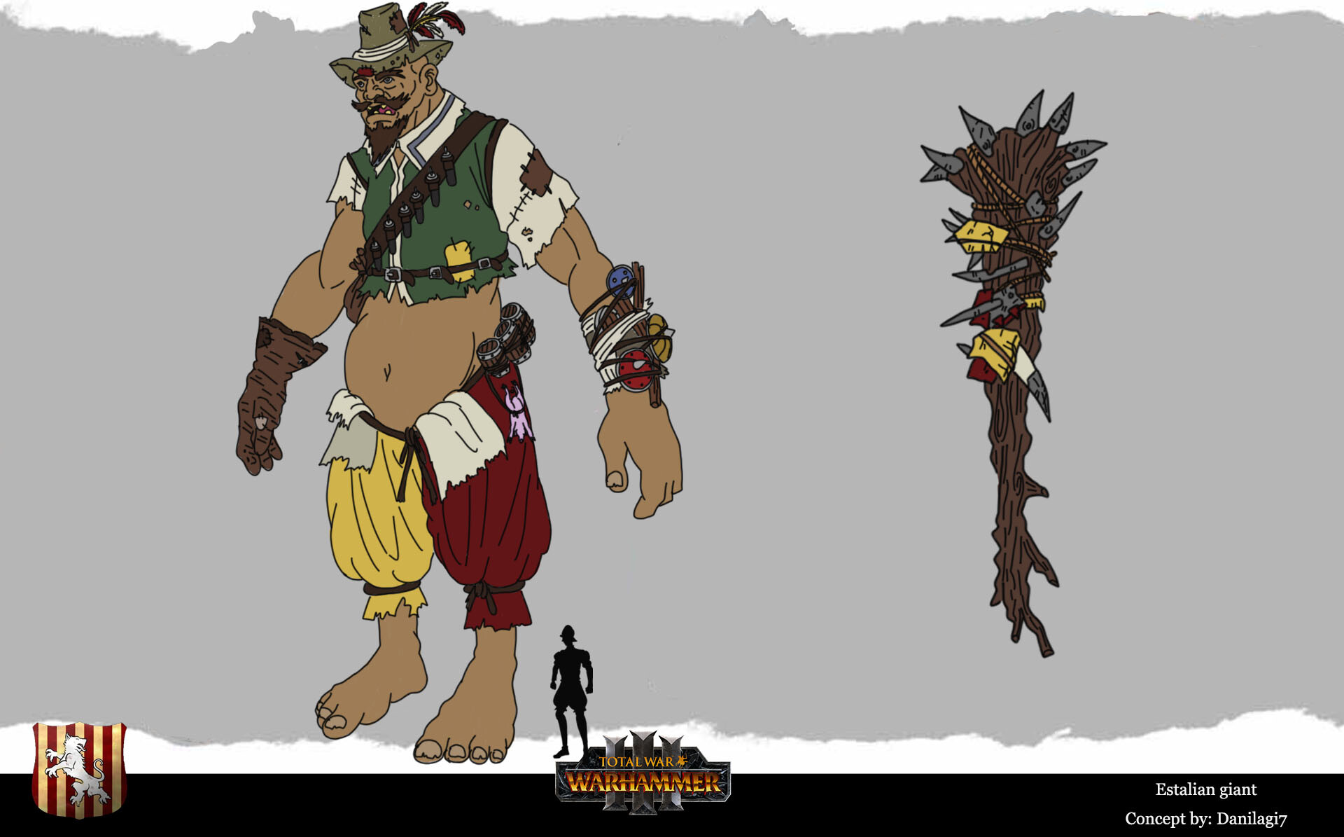 ArtStation - Warhammer Estalia concept art: Mercenary giant