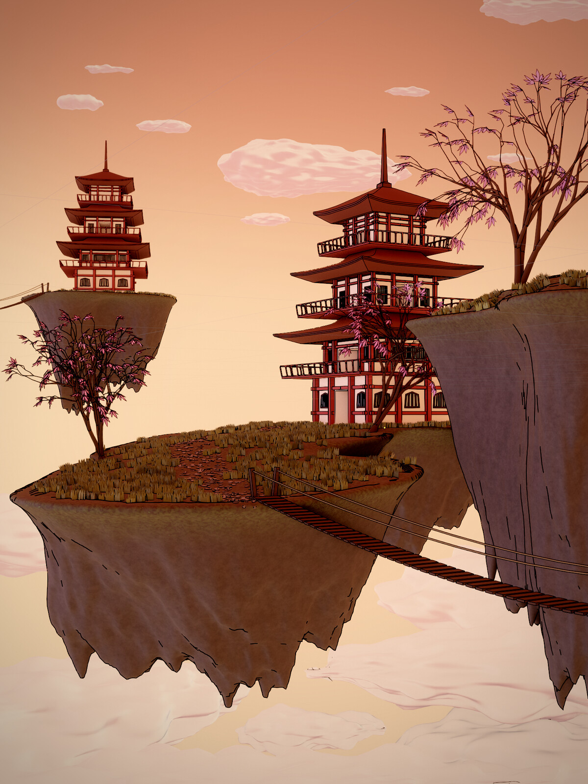 Jonah Tas - Floating Temples