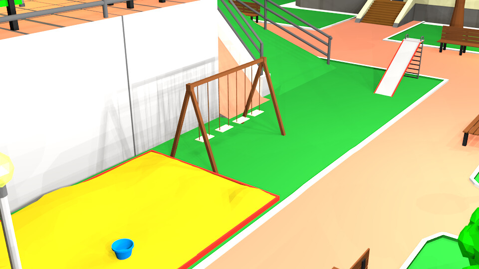 ArtStation - Playground Low-Poly
