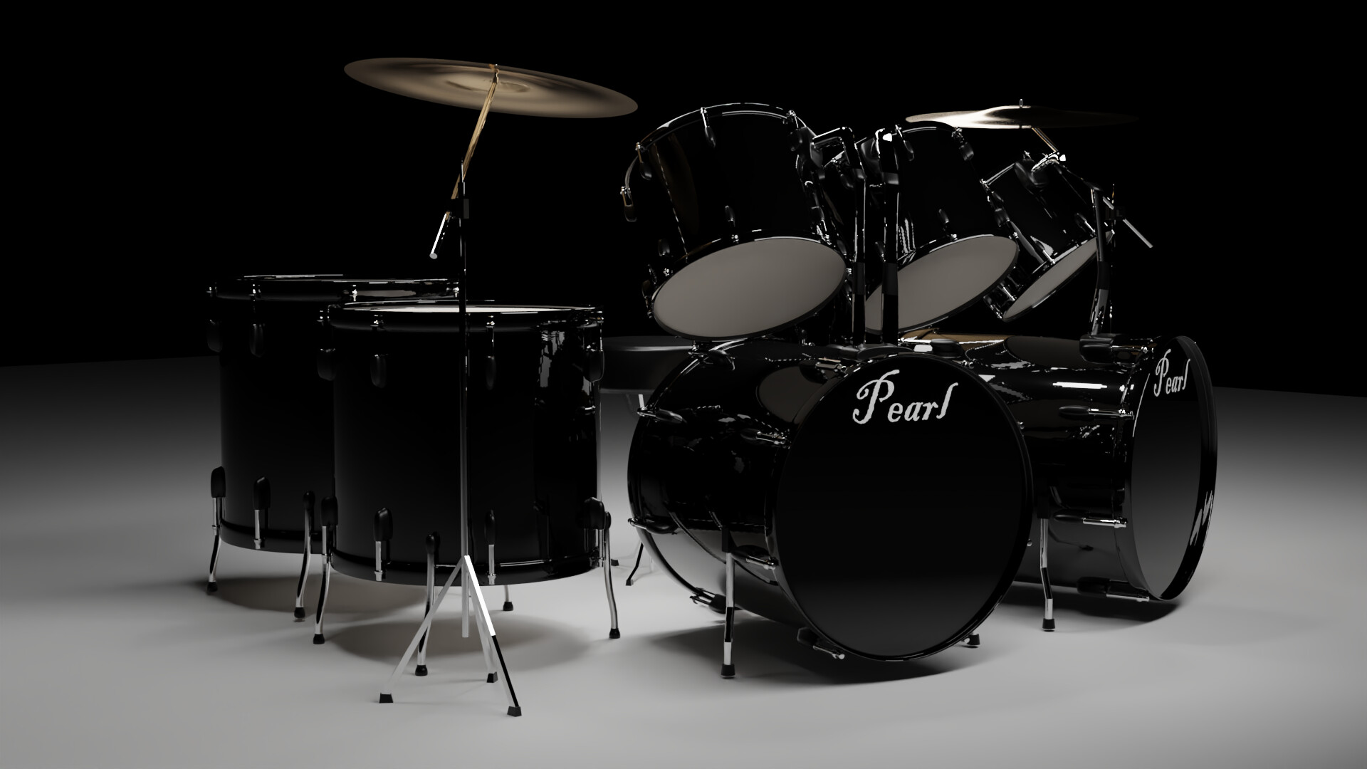 Artstation Pearl Drum Set