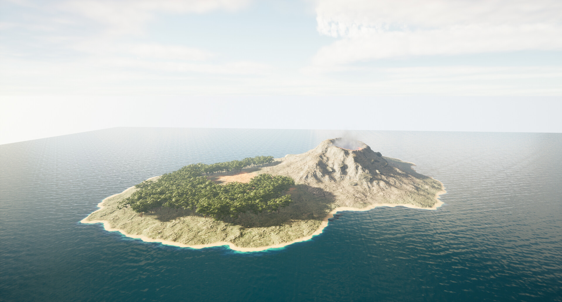 Minecraft Volcano Island