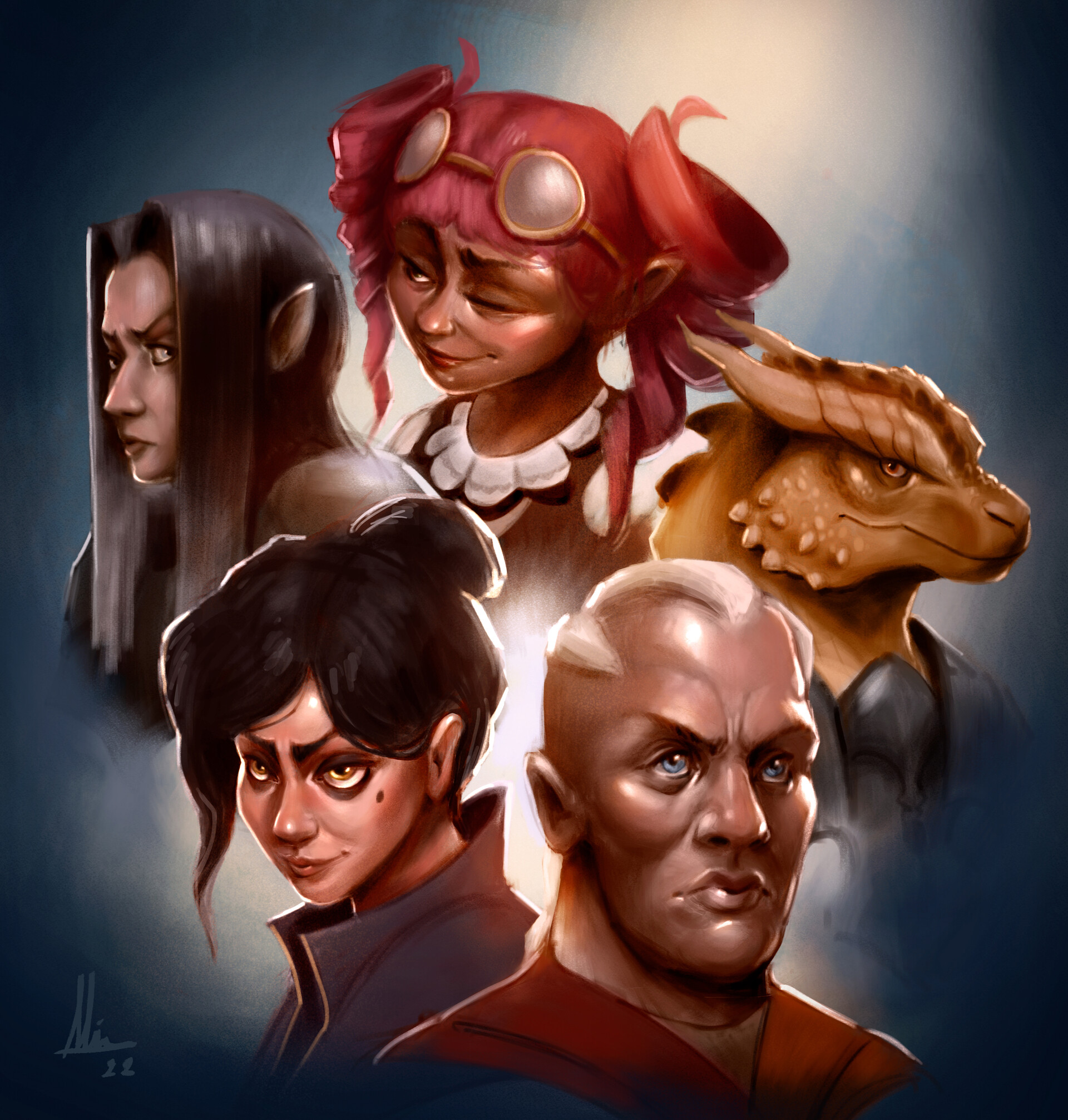 ArtStation - DnD Portraits