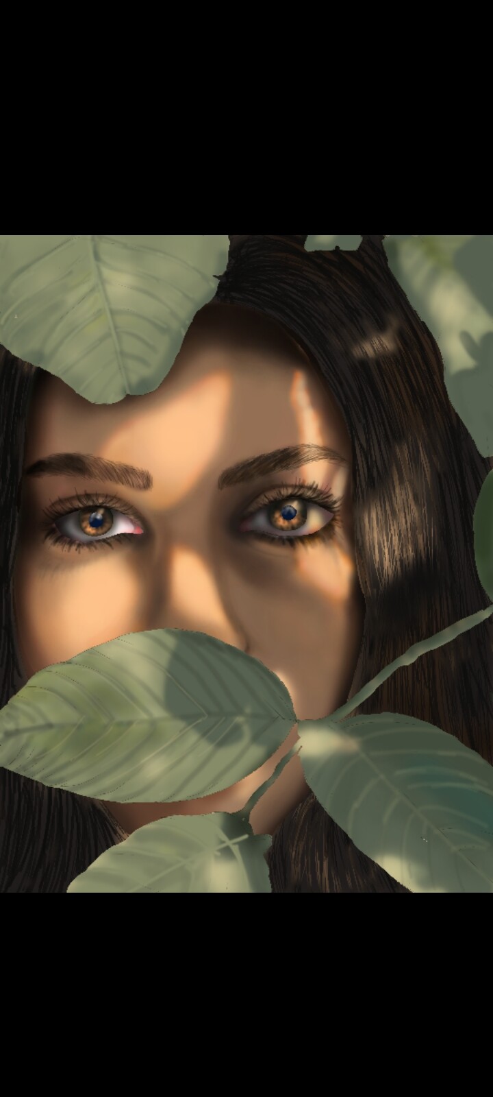 ArtStation - Beauty Behind leafs