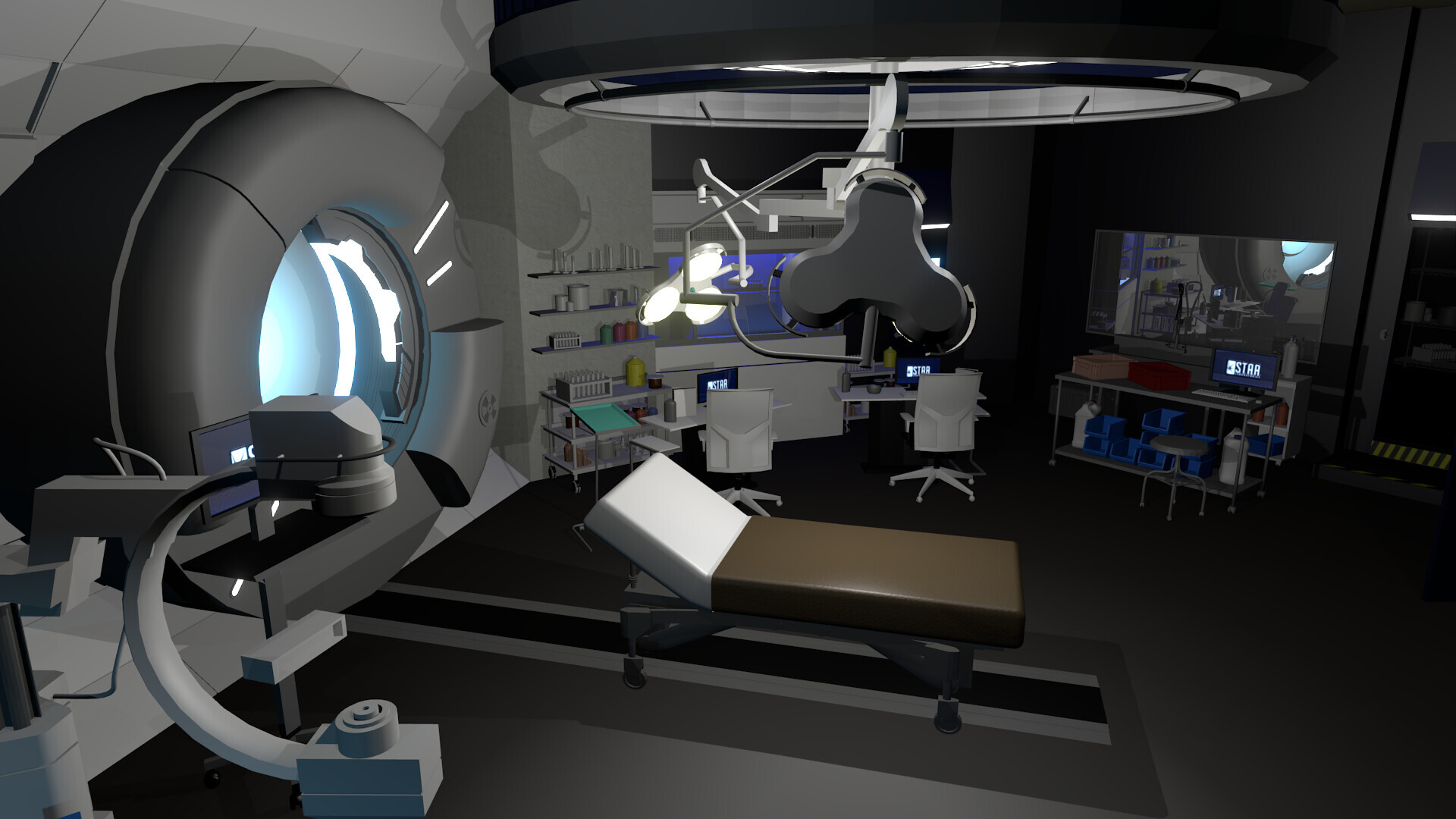 Jonathan Truong - S.T.A.R. Labs Interiors From CW The Flash