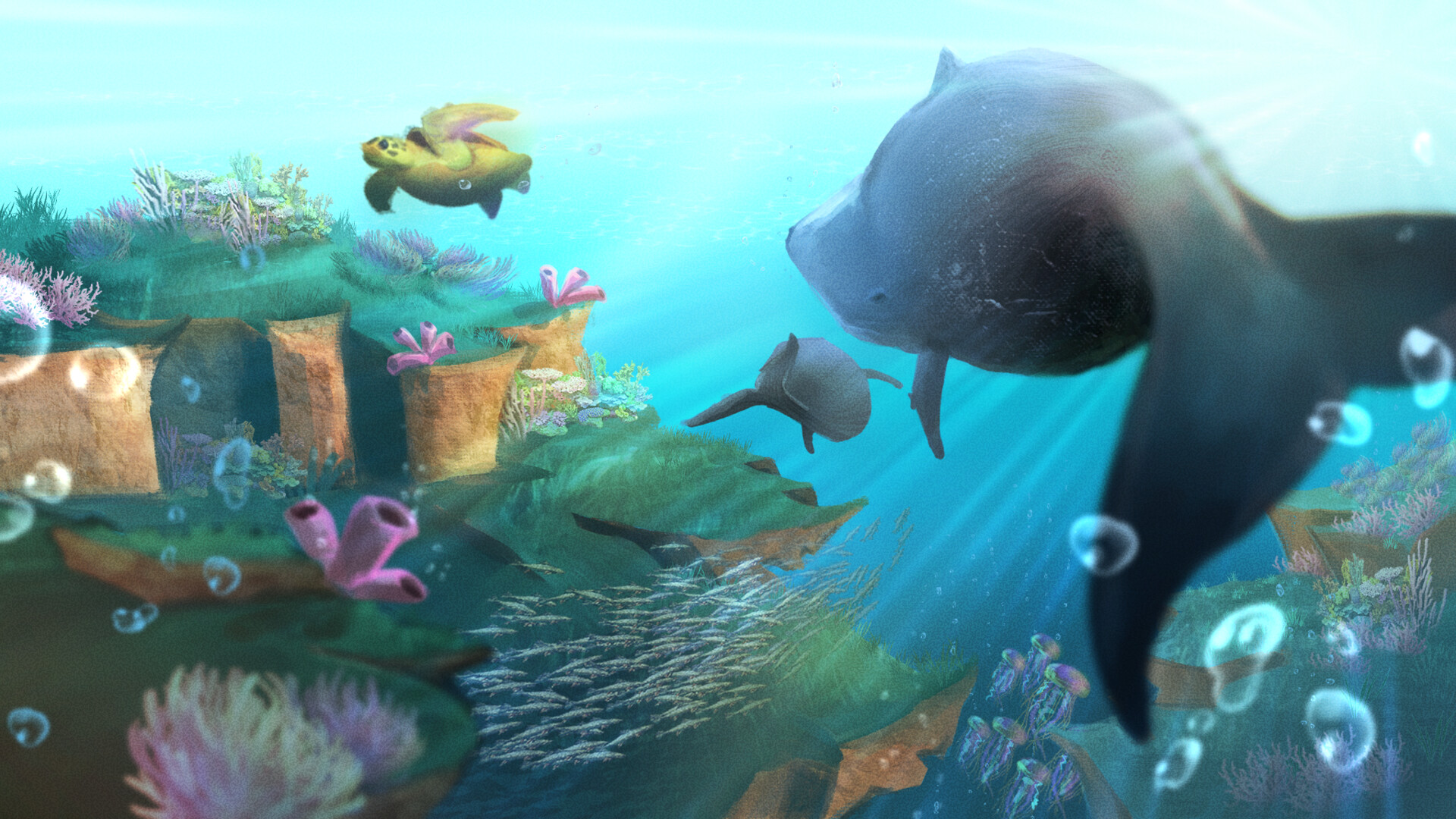 ArtStation - Commission - Underwater Scene