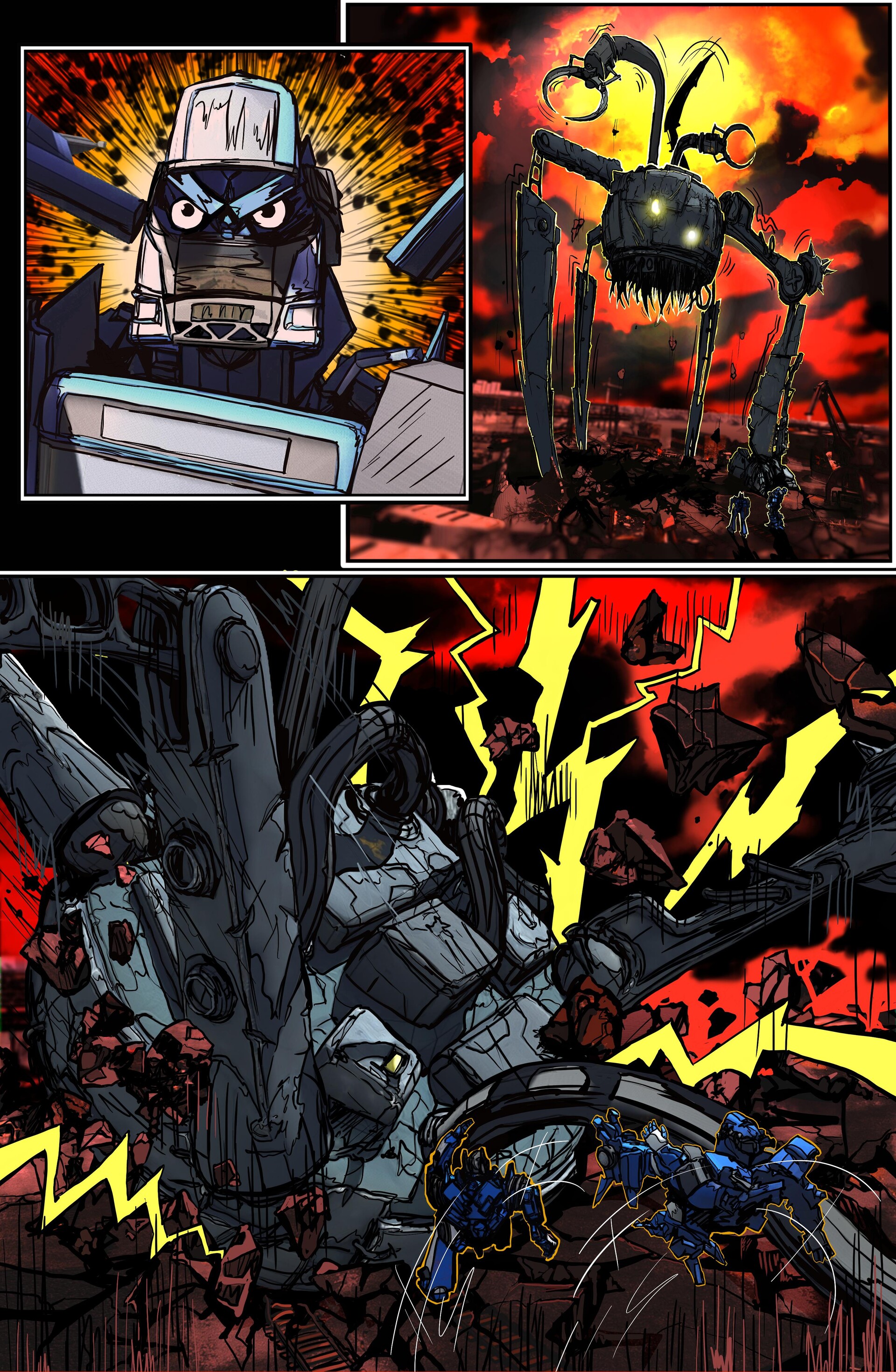 ArtStation - ELECTRONIUM COMICS PAGE