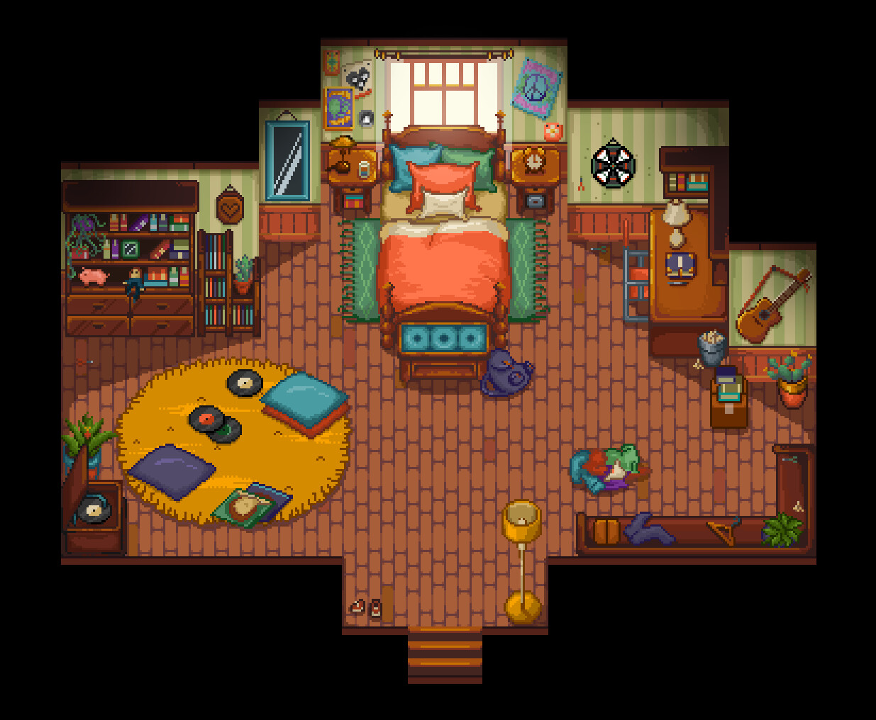 ArtStation - Pixel art room