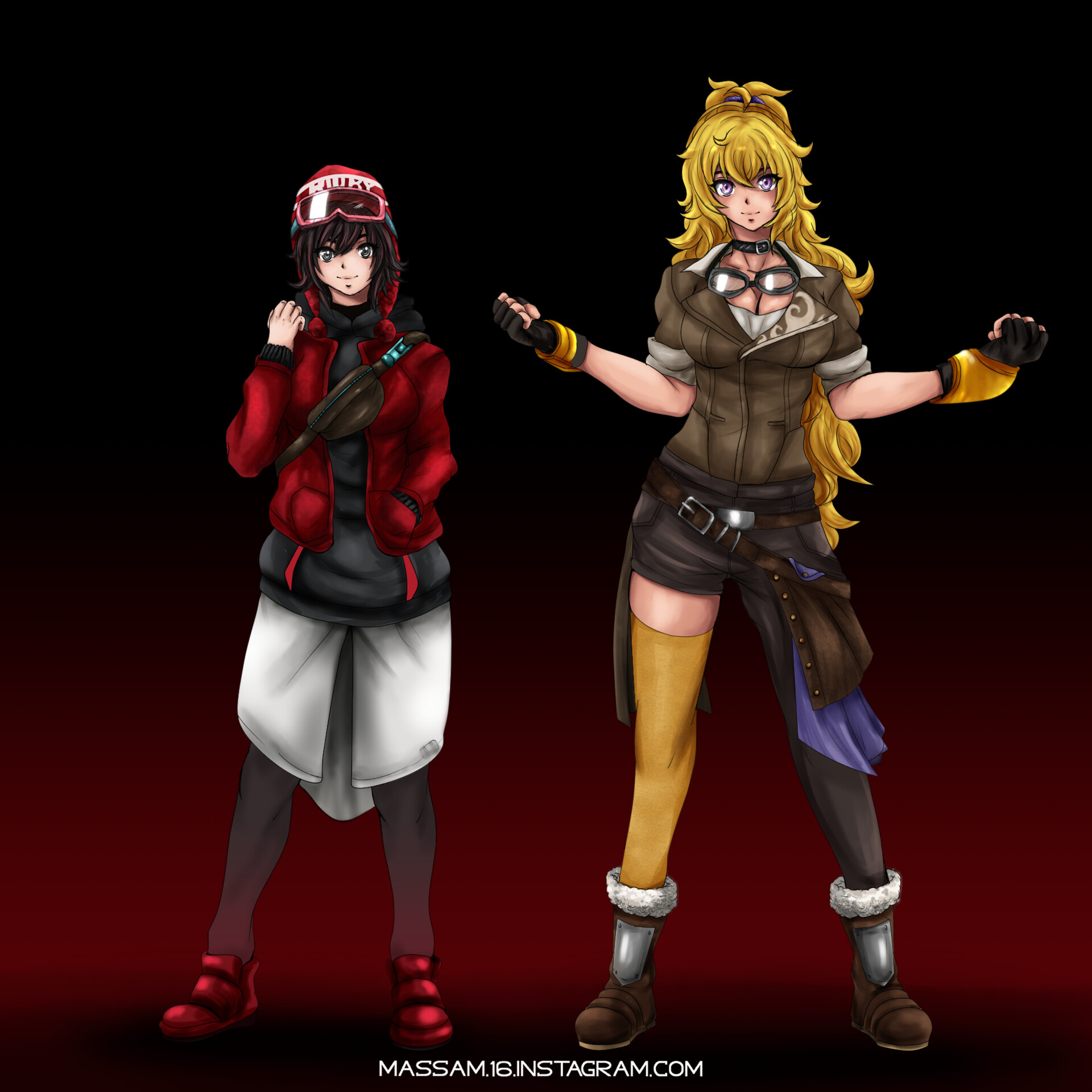 Rwby Yang And Ruby