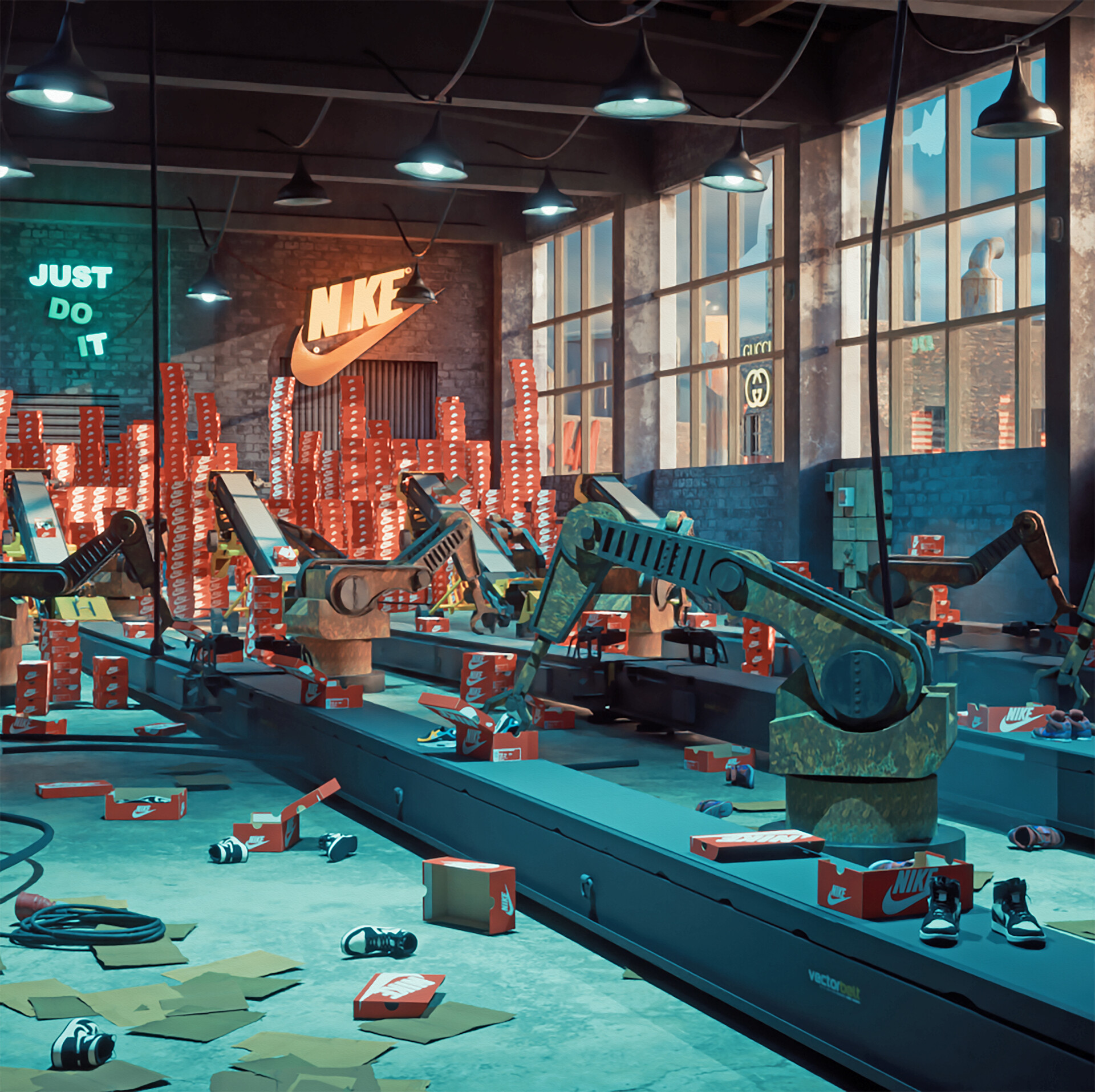 ArtStation - Evil Corp. S02_03/ Fashion District