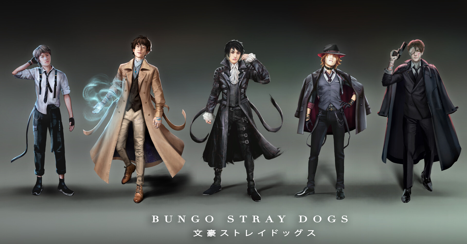 ArtStation - Bungo Stray Dogs (fan concept)