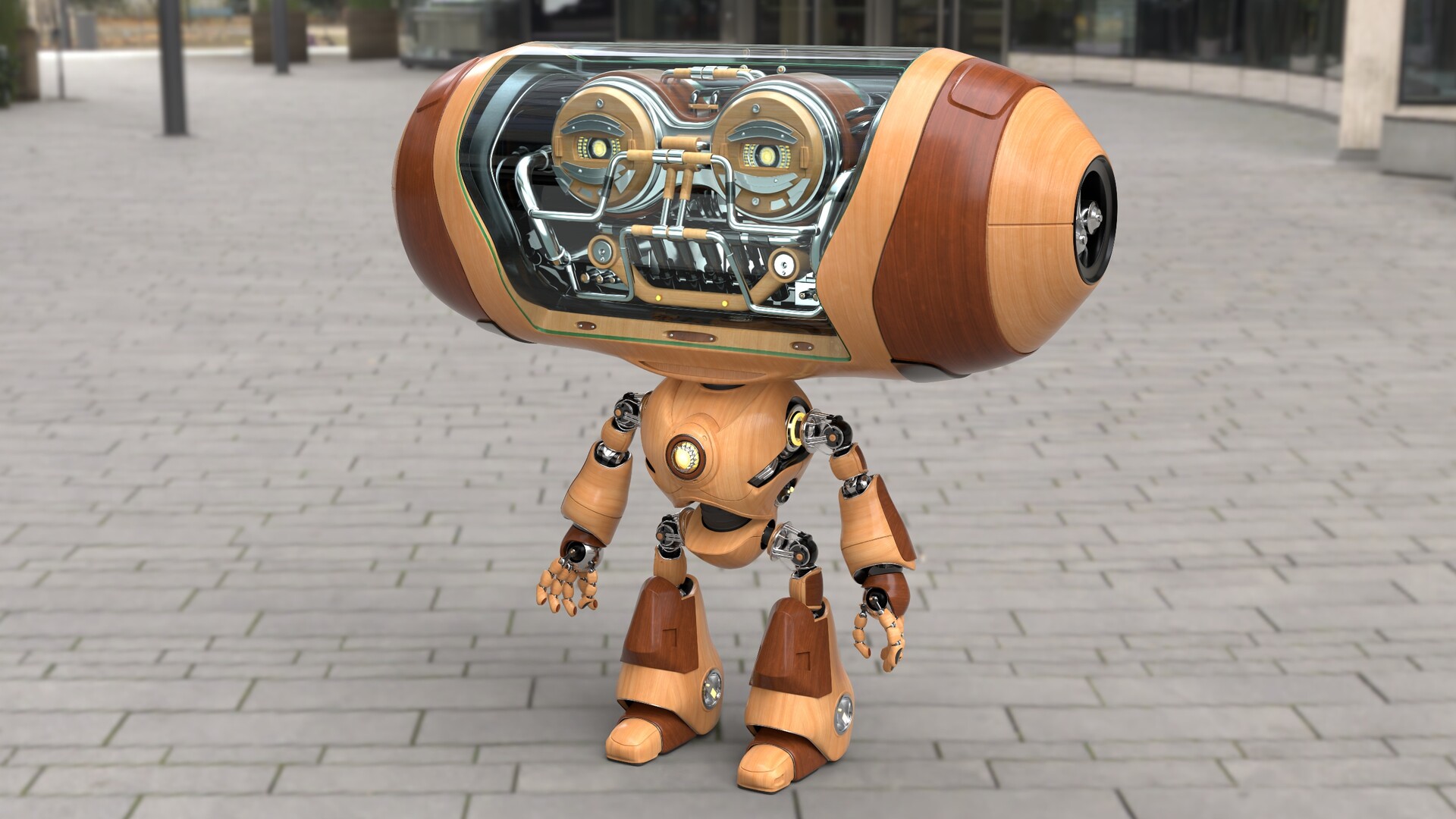 ArtStation - Wood Robot