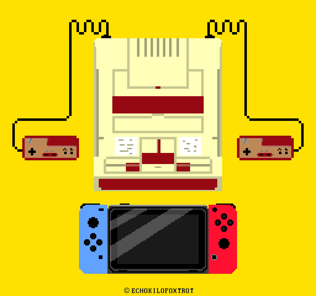 ArtStation - Pixel Artwork - Console Legacy