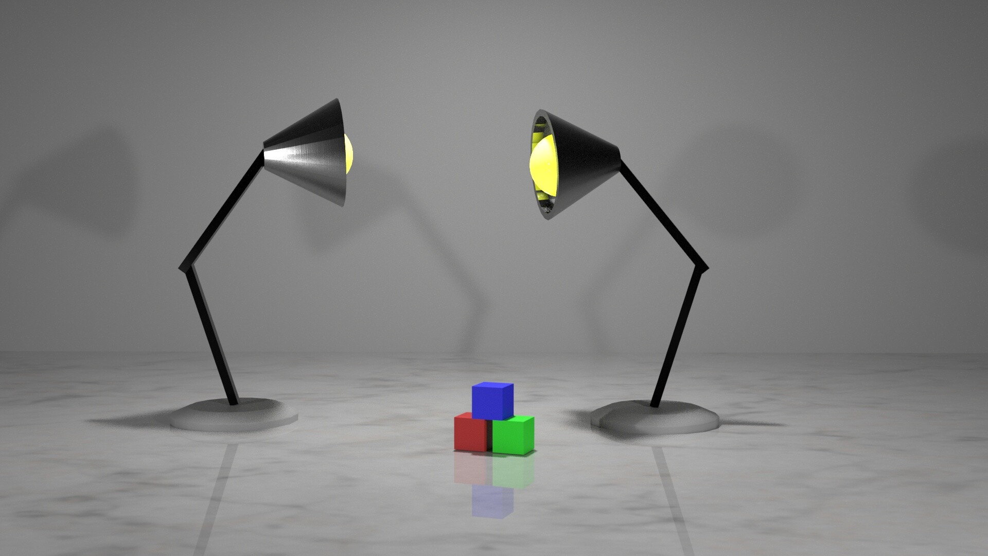 ArtStation - 3D animation two: Lamps