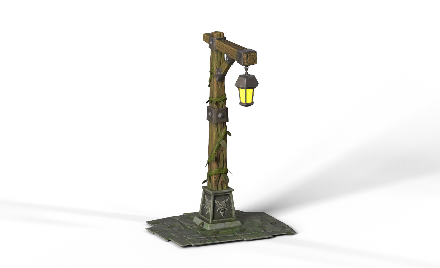 ArtStation - Stylized Light Post