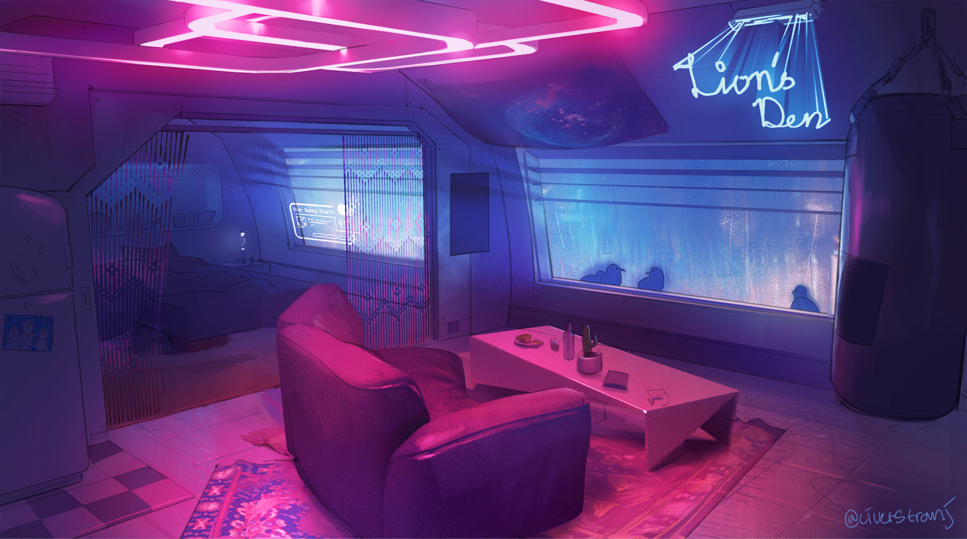 Miriam Köllner - Mars Vice Concept: Apartment & HQ