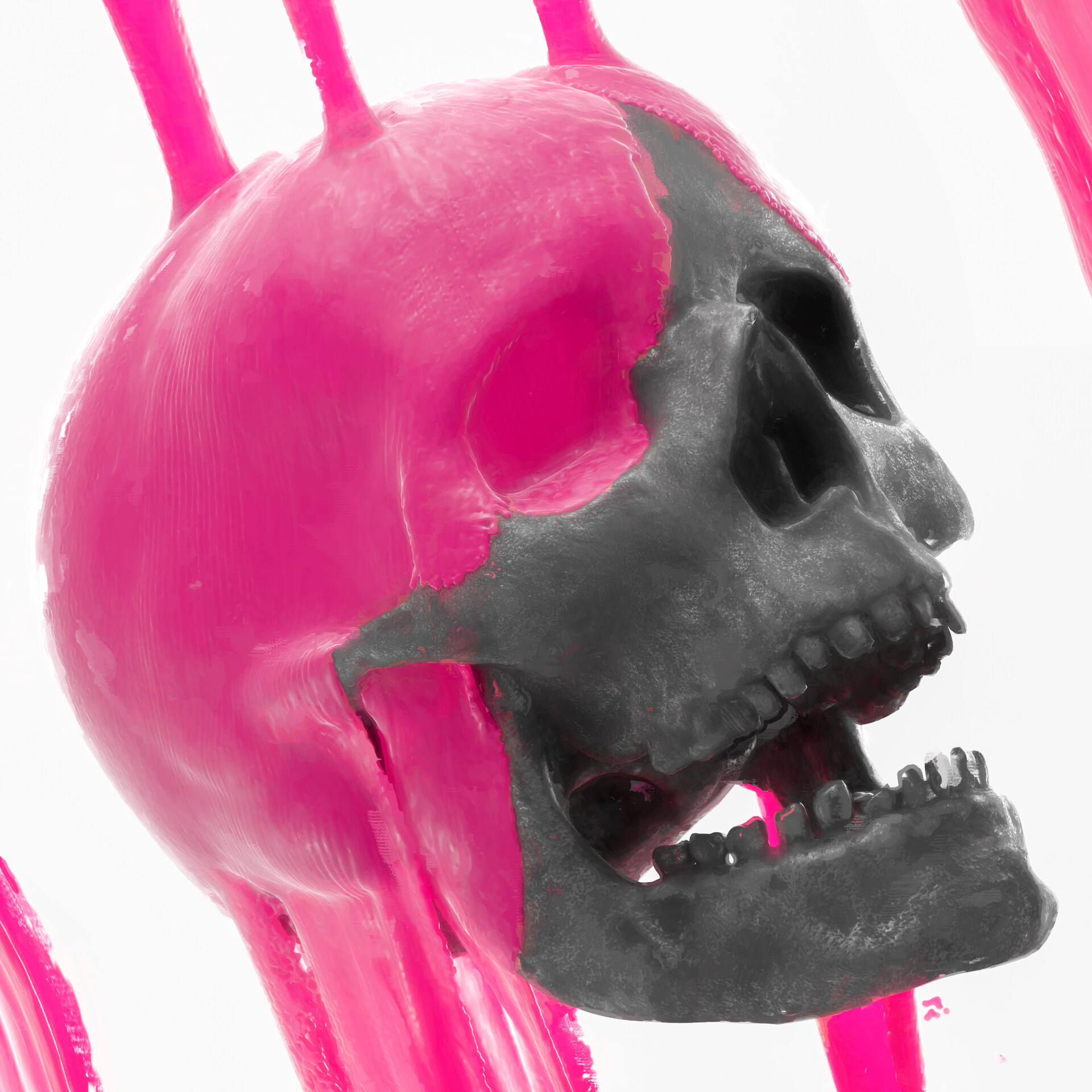 ArtStation - Goop Skull (Skull Art 21)