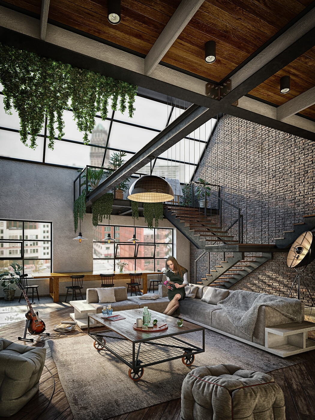ArtStation - Loft style interior