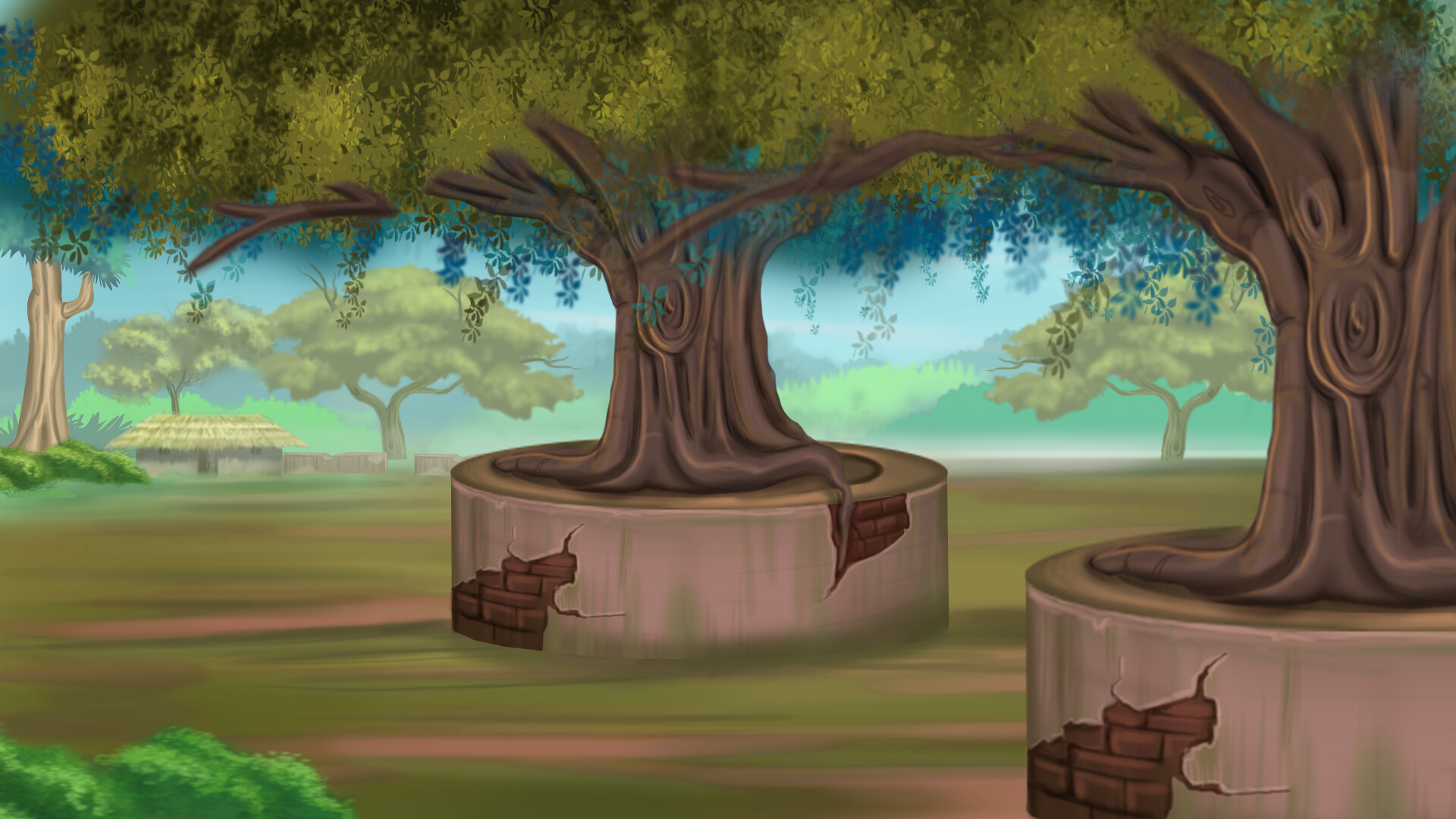 ArtStation - cartoon bg