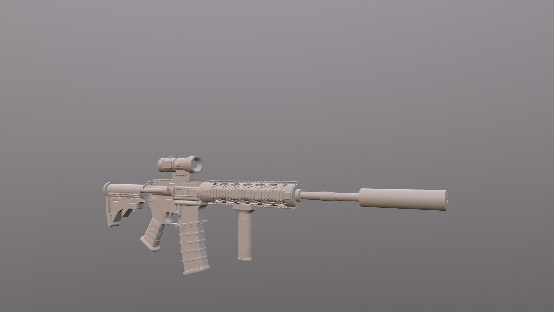 ArtStation - M416 Assault rifle