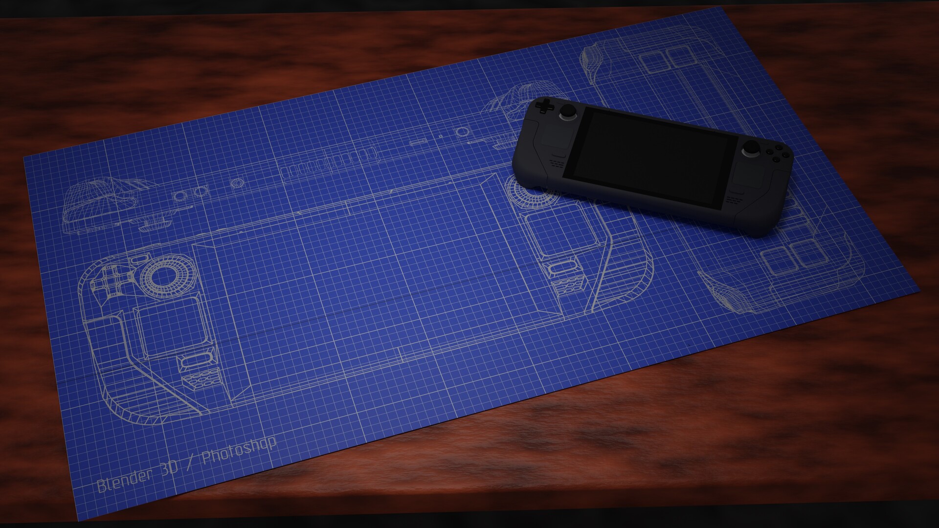 ArtStation - Steam Deck 3D render