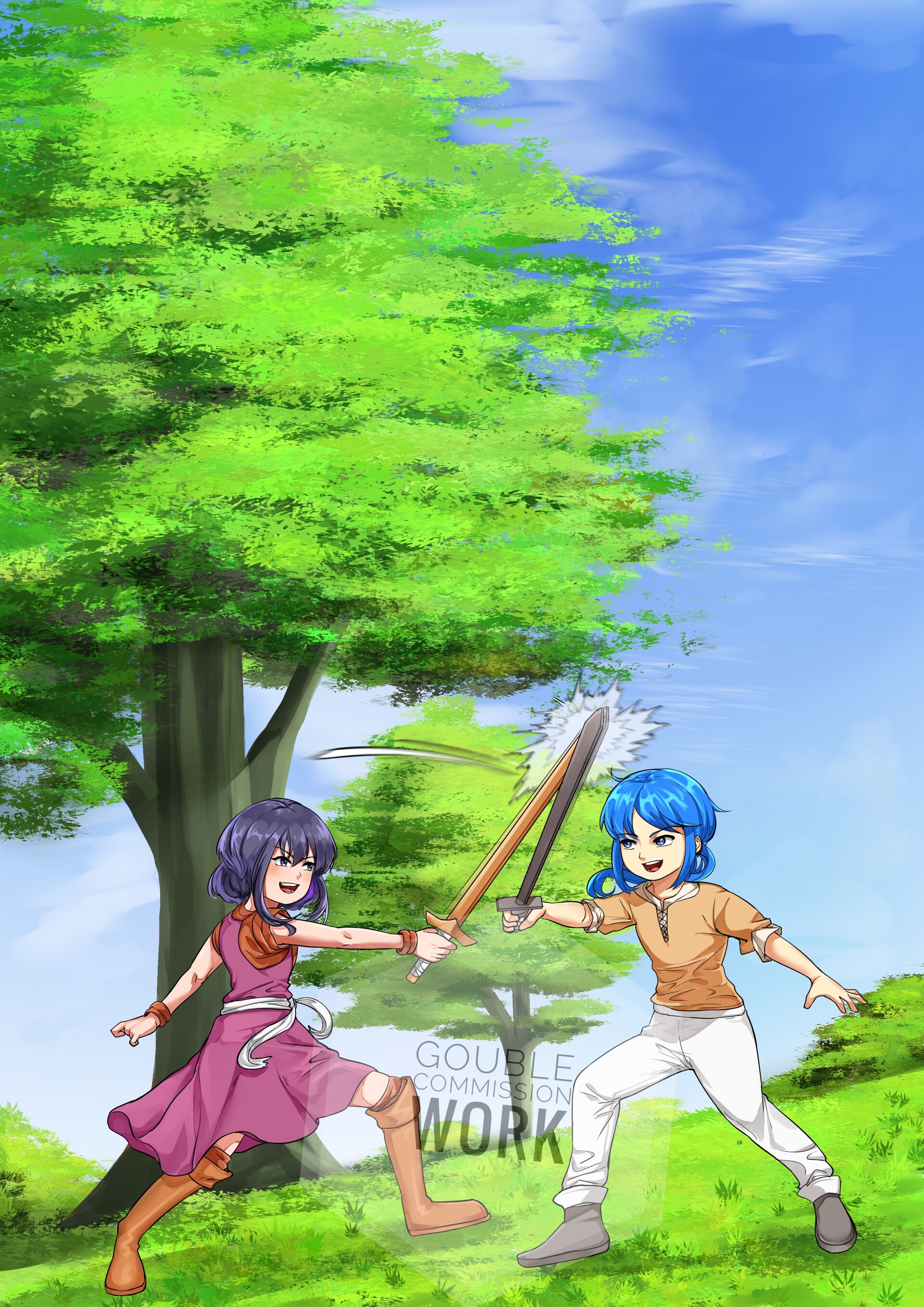 ArtStation - Young Larcei And Seliph