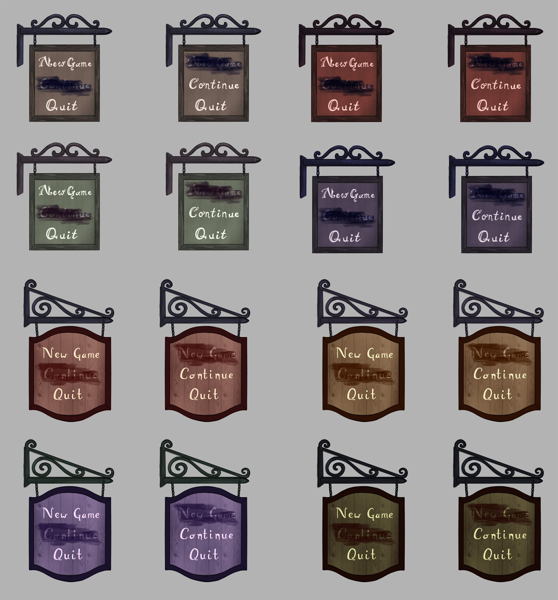 ArtStation - UI menus