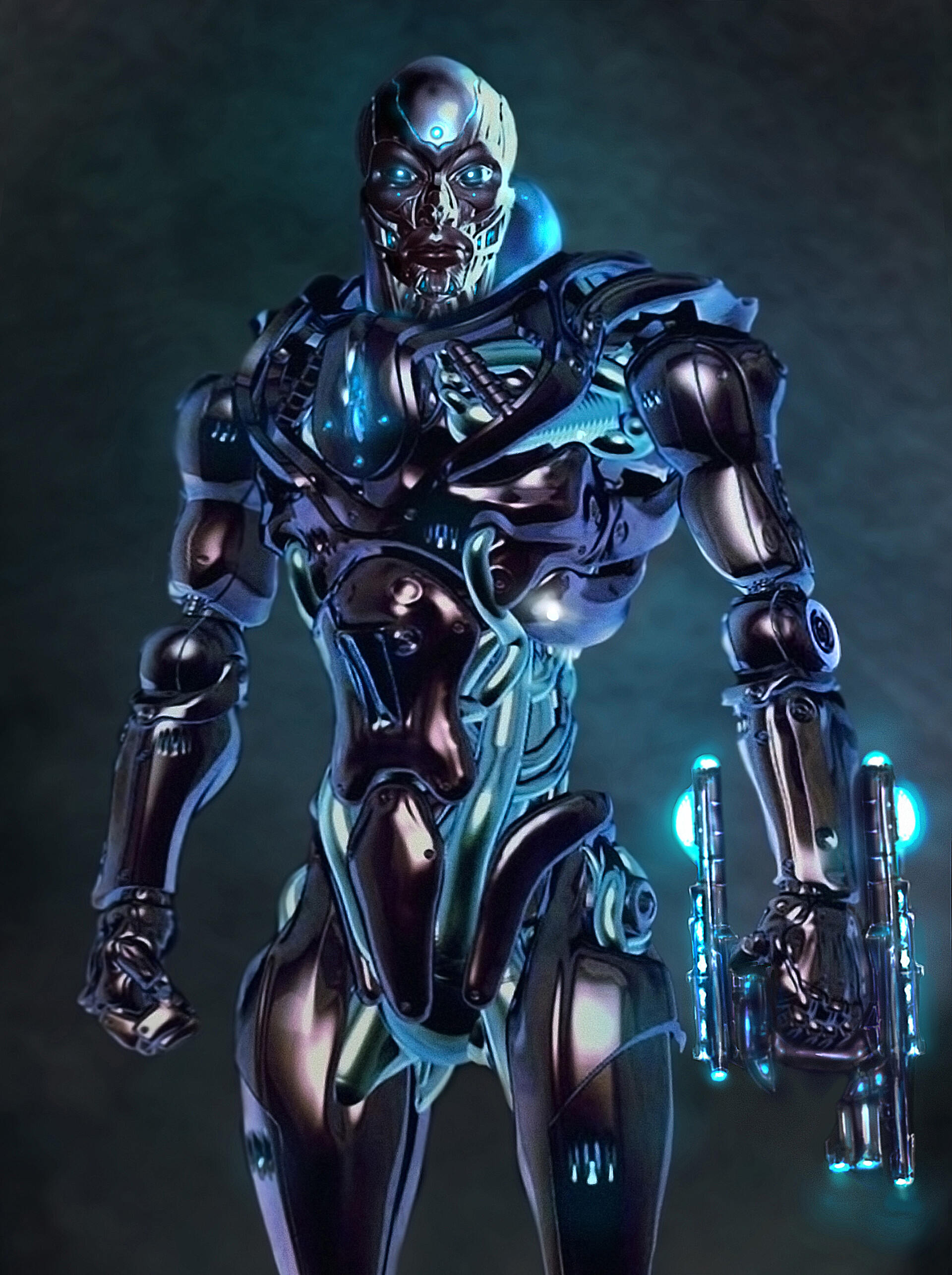 ArtStation - Alien cyborg