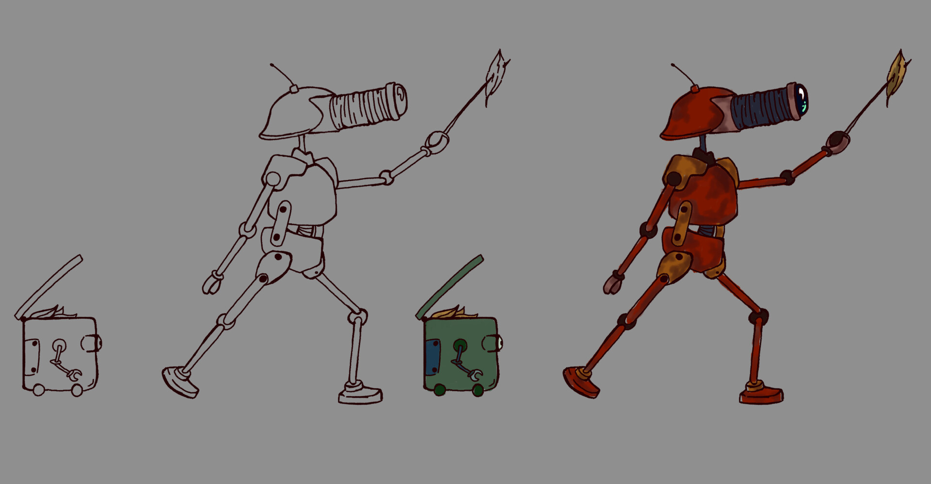 ArtStation - Robot Chara design