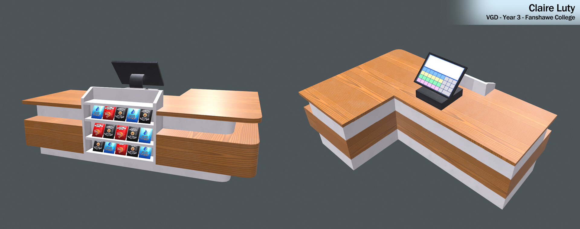 Claire Luty - The Bull's China Shop - Props and Environment Assets