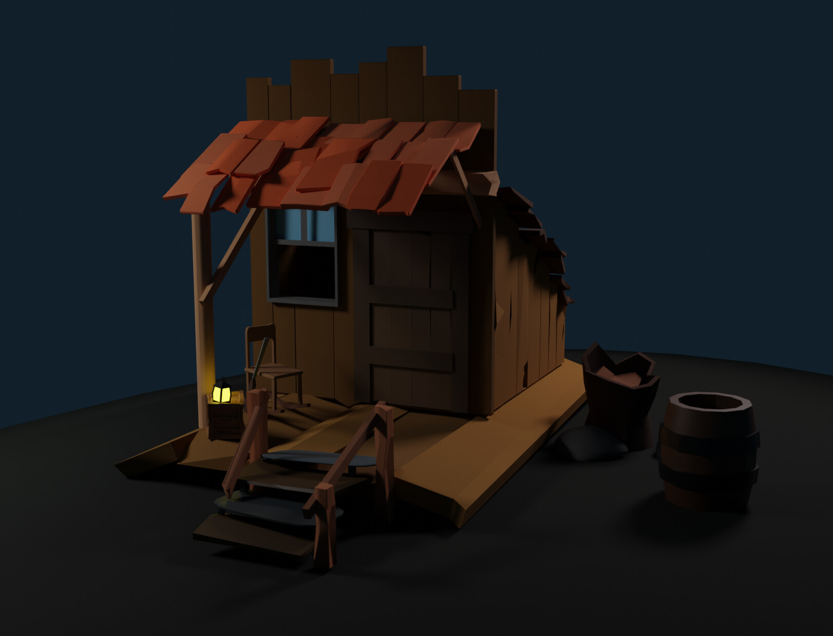 ArtStation - Abandoned Cabin