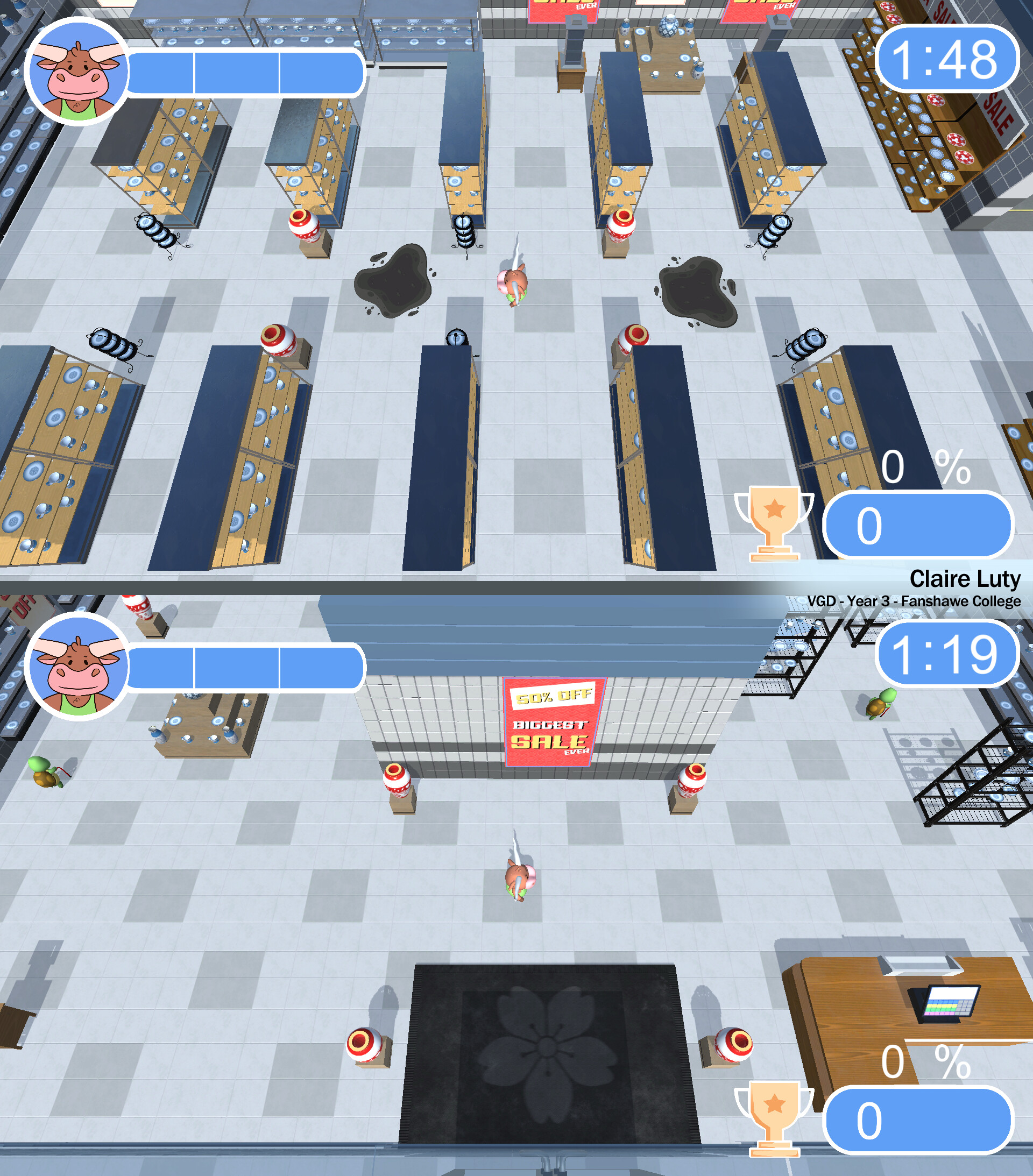 Claire Luty - The Bull's China Shop - Props and Environment Assets