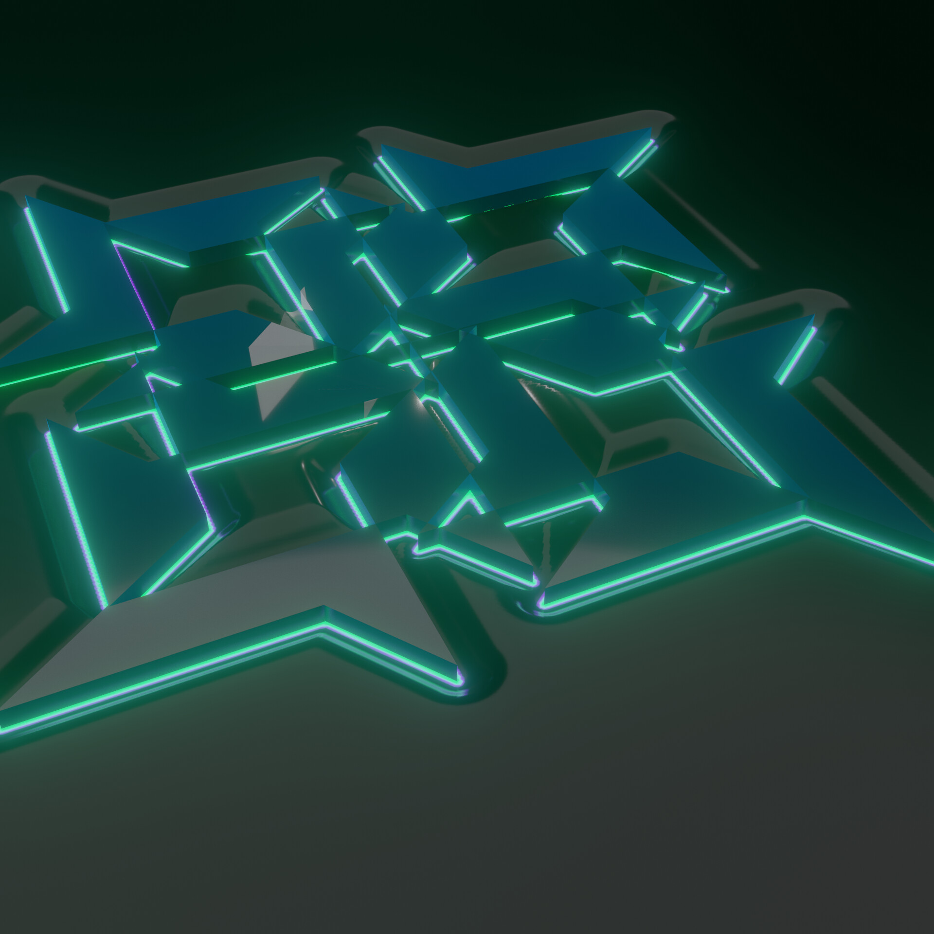 ArtStation - 2.5D Fractals | Blender 3.1 Geometry Nodes