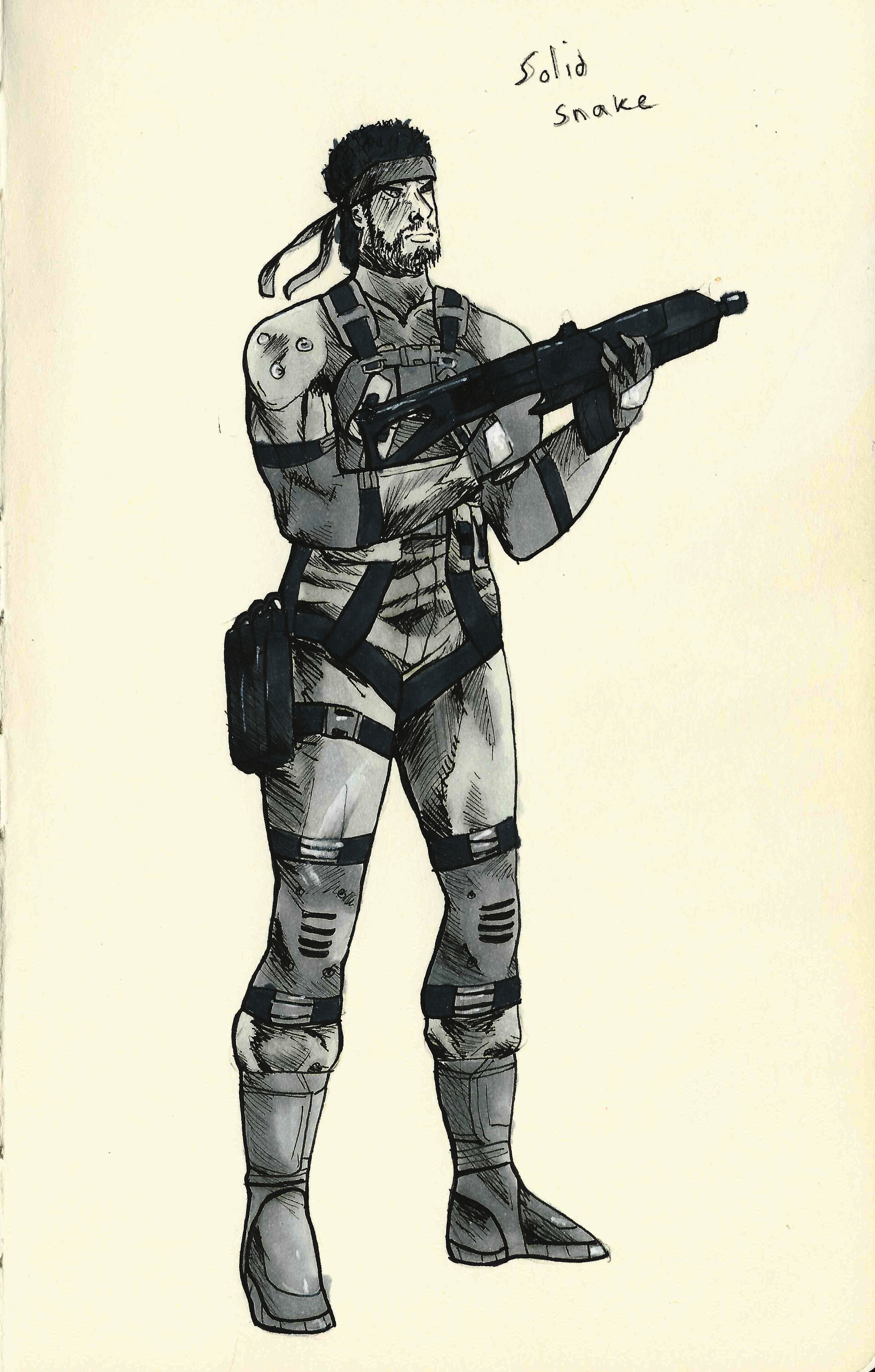 ArtStation - Snake (MGS)
