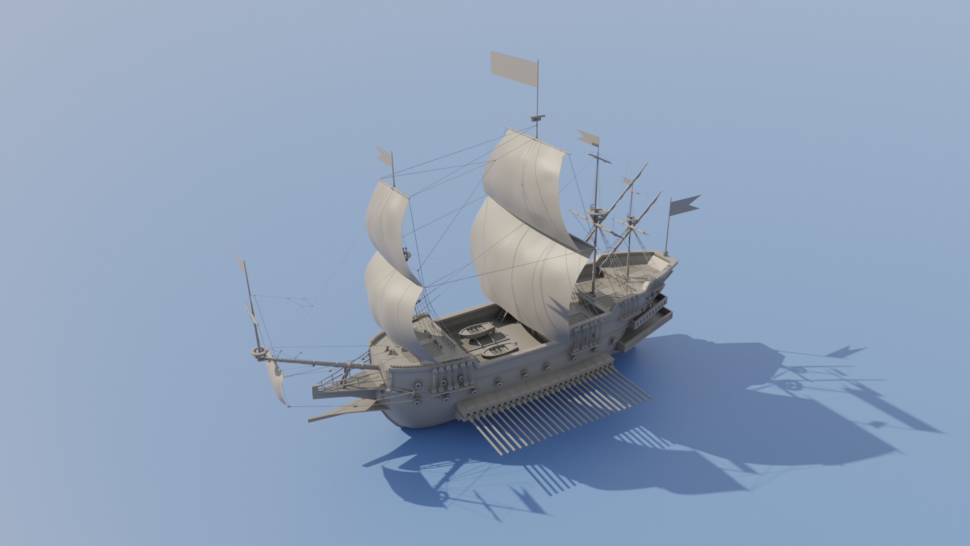 ArtStation - Galleon Model