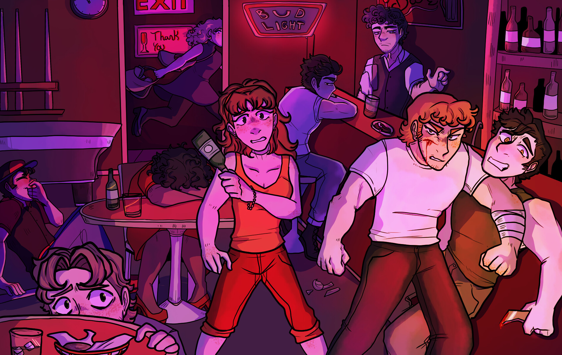 ArtStation - Bar Fight