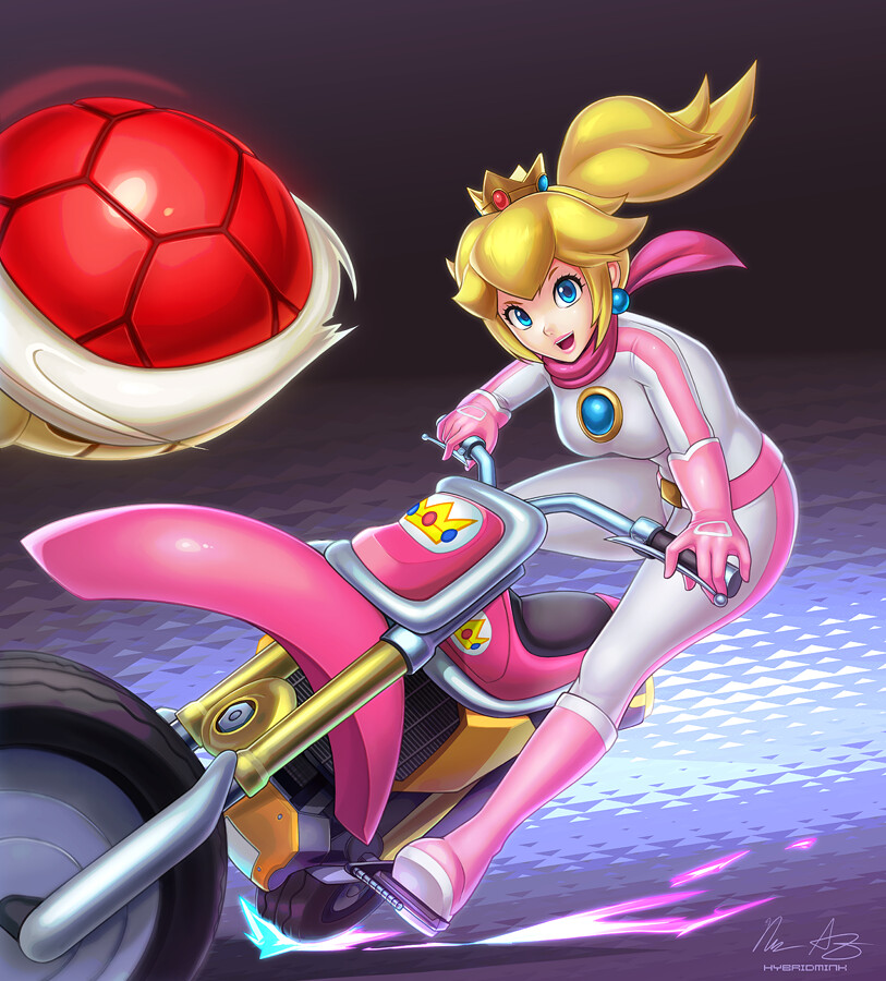 Artstation Peach Biker