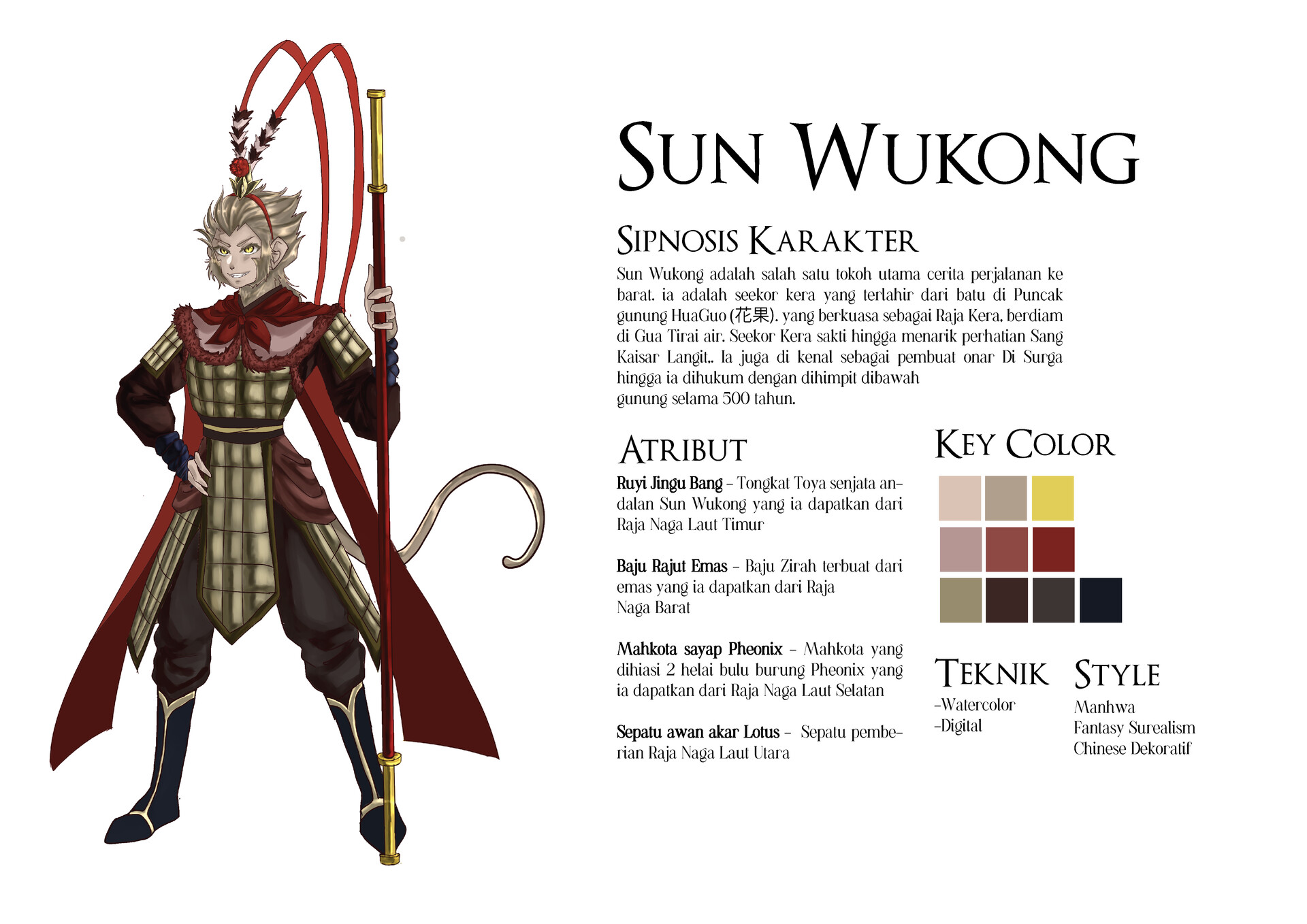 ArtStation - Sun Wukong Character Design