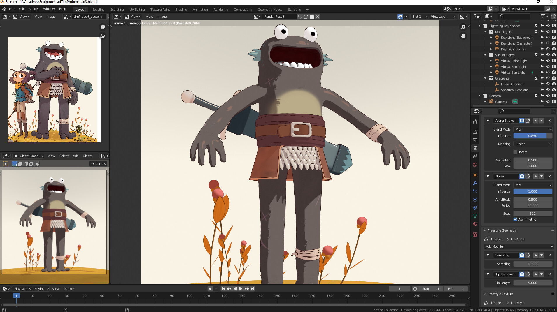 Brune Marie de Miscault - Cad fan art, from Lightfall by Tim Probert