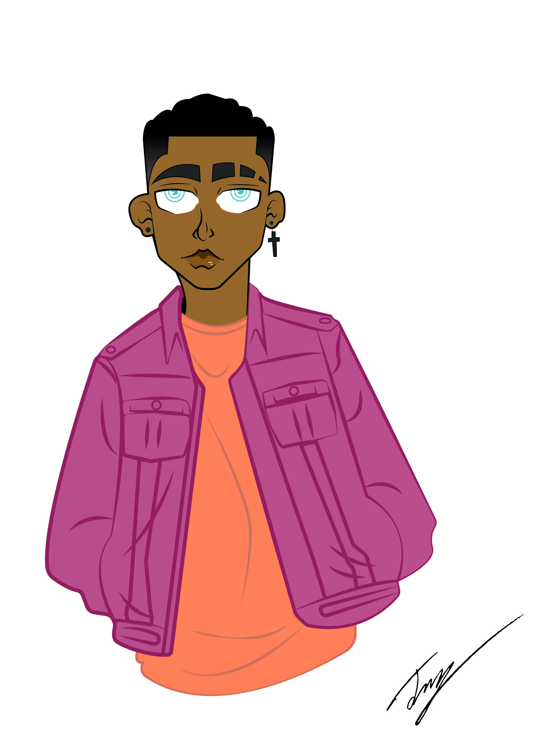 ArtStation - Danny character illustration