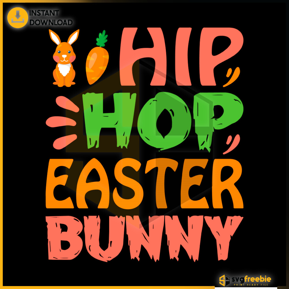 ArtStation - Hip Hop Easter Bunny Easter Svg Free, Easter Day Svg, Hip ...