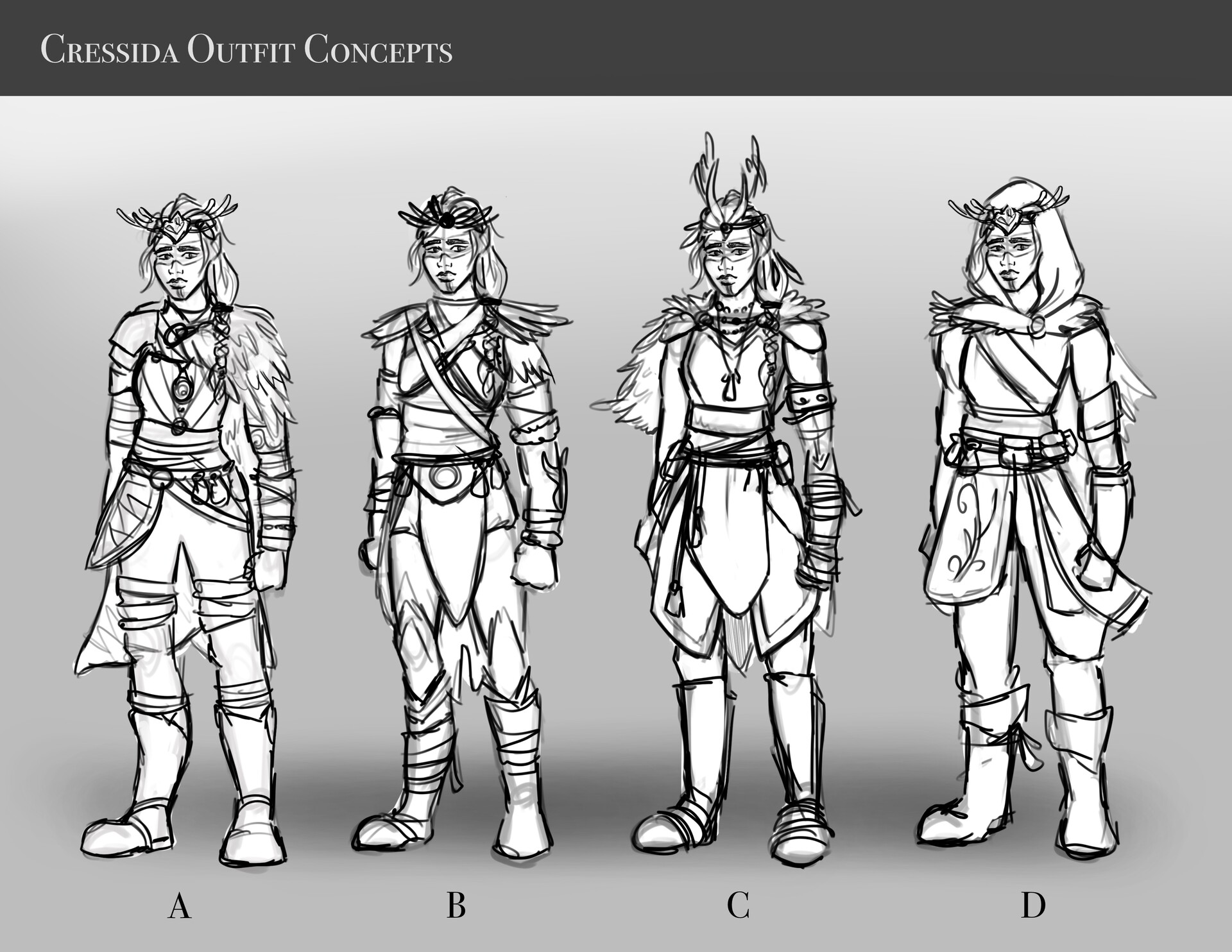 Daria Boudreau - D&D Comic Character Design: Cressida