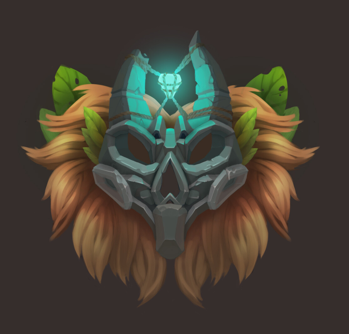 ArtStation - Forest Druid Mask