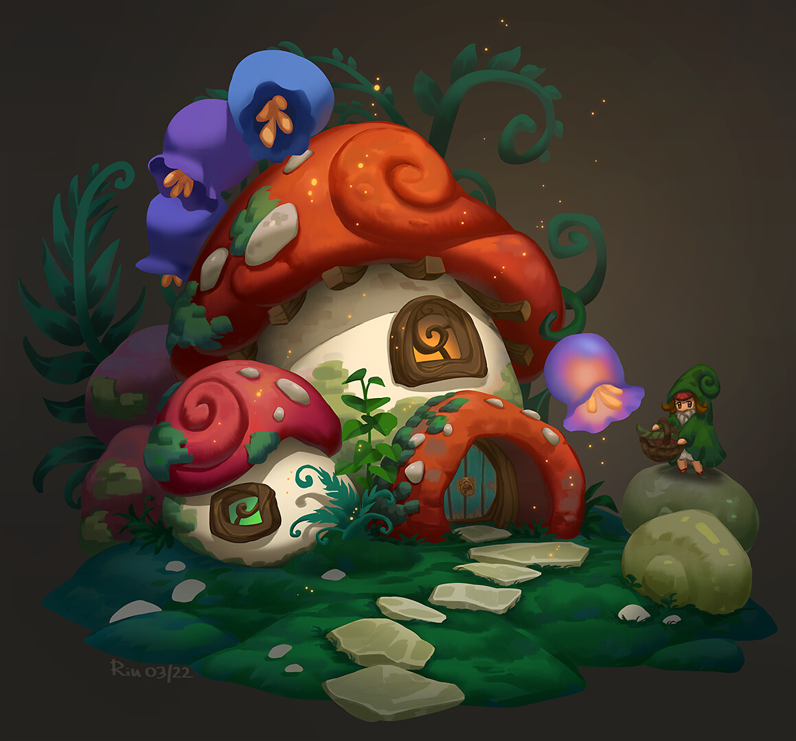 ArtStation - Mushroom house