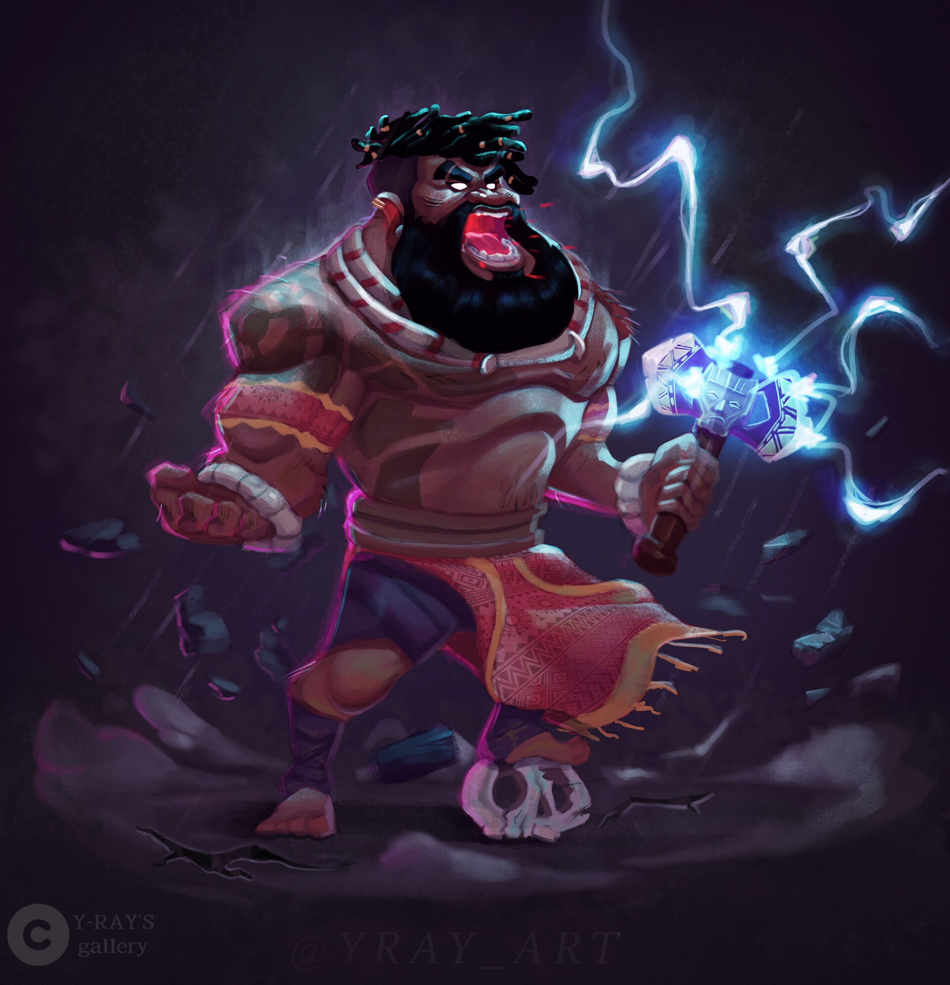 ArtStation - Legend of Shango- the third emperor