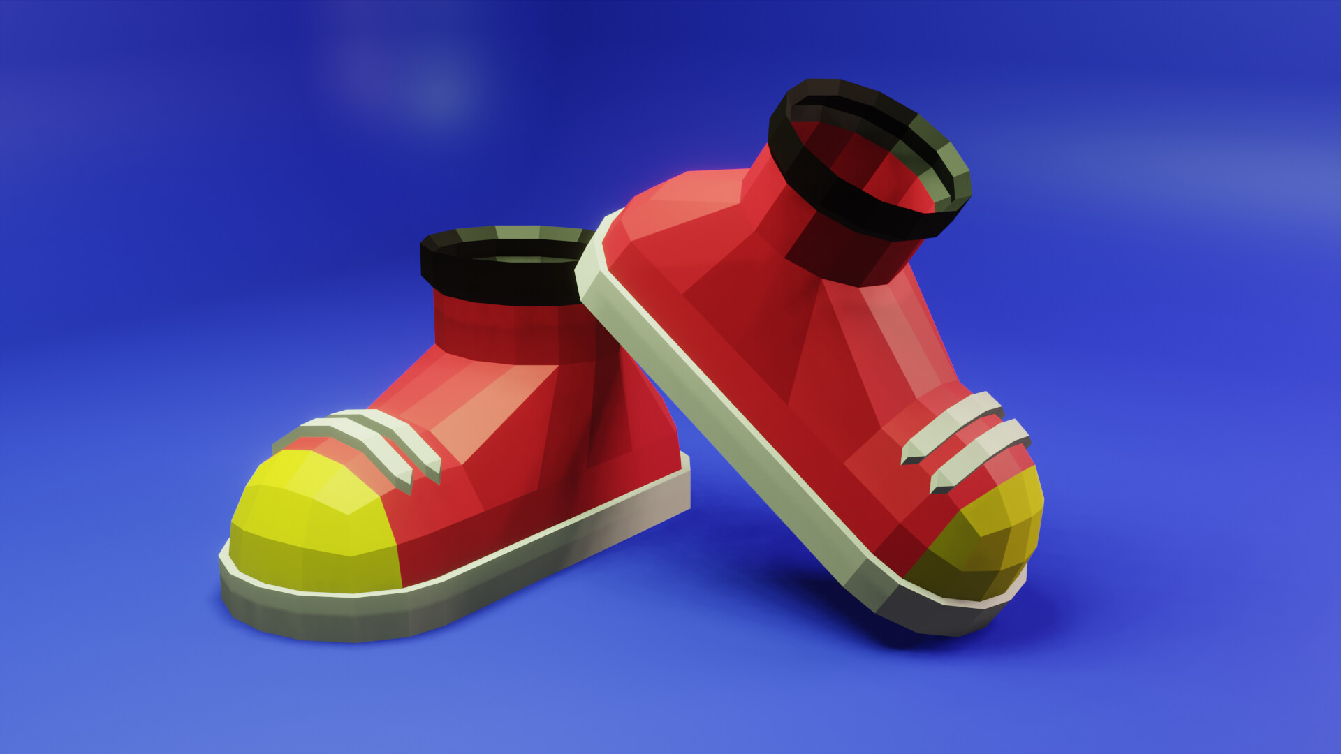 ArtStation - Low Poly Shoe