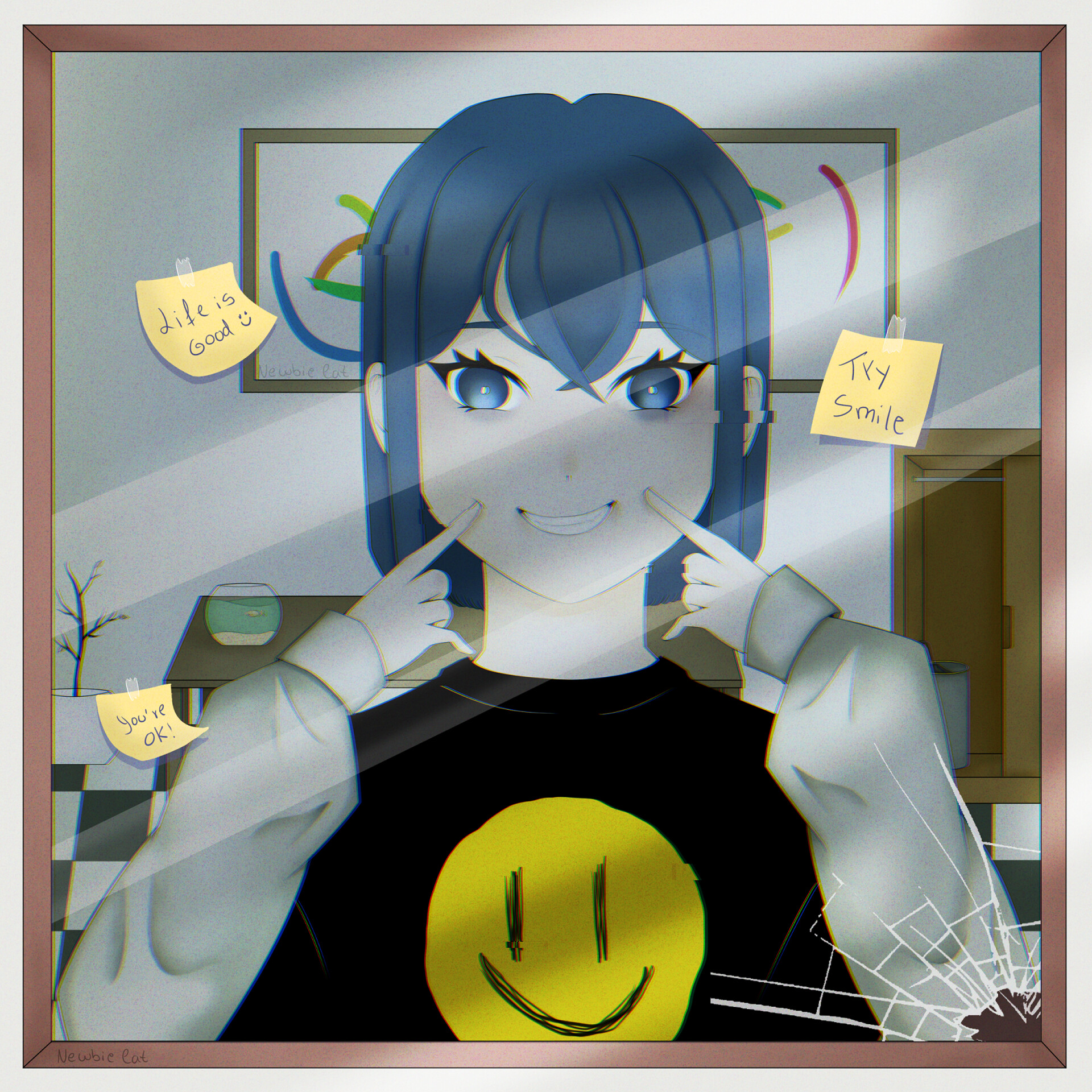 ArtStation - Fake Smile :)