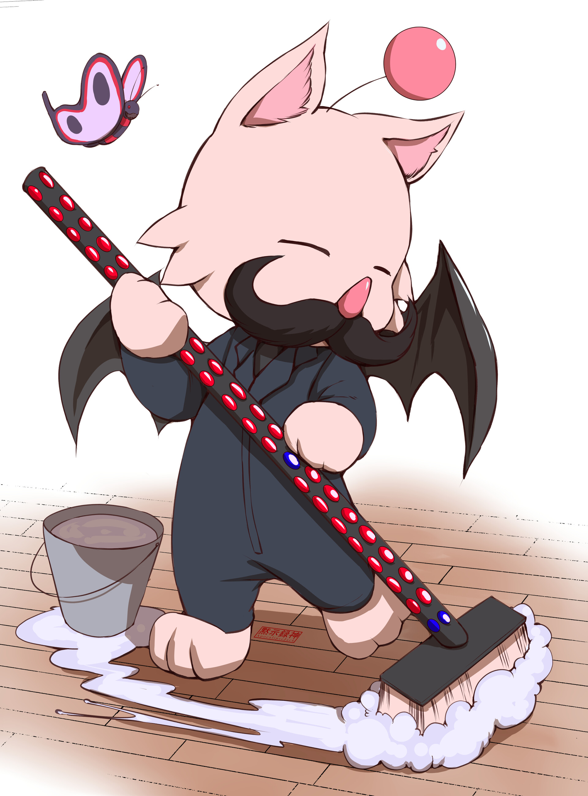 ArtStation - Mr. Janitor Moogle