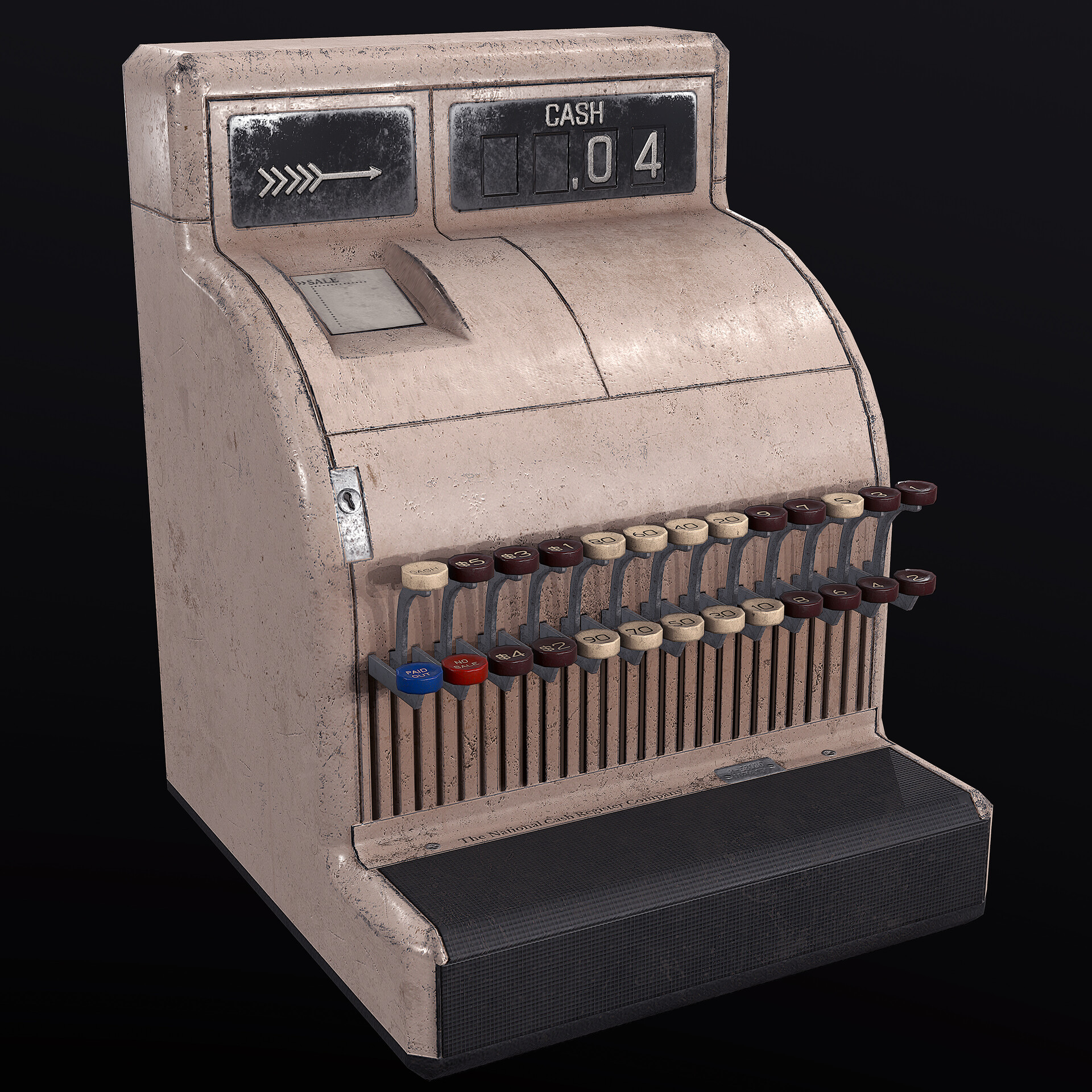 ArtStation - Cash Register | 1950