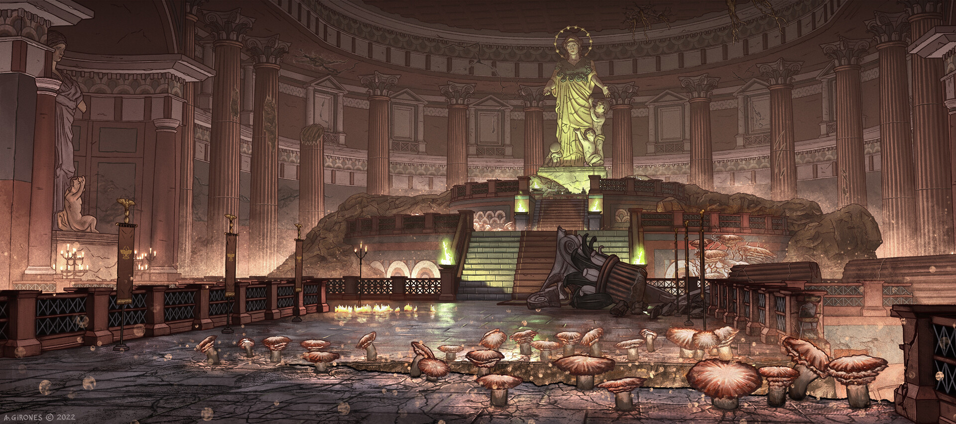 ArtStation - Lamia Temple · Artwork